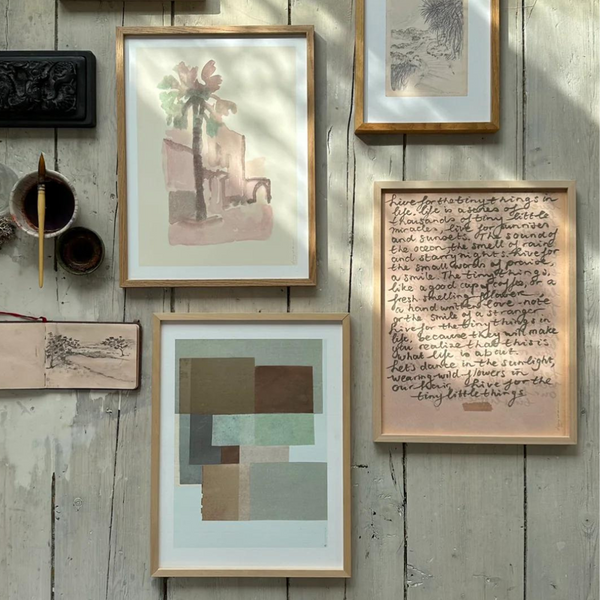 Plakat 'Tiny Little Things' 30x40 cm – plint.dk