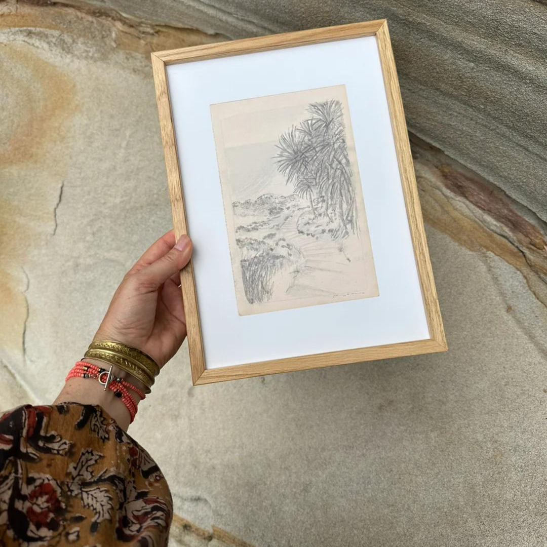 Plakat 'As Free As The Ocean' A4 – plint.dk