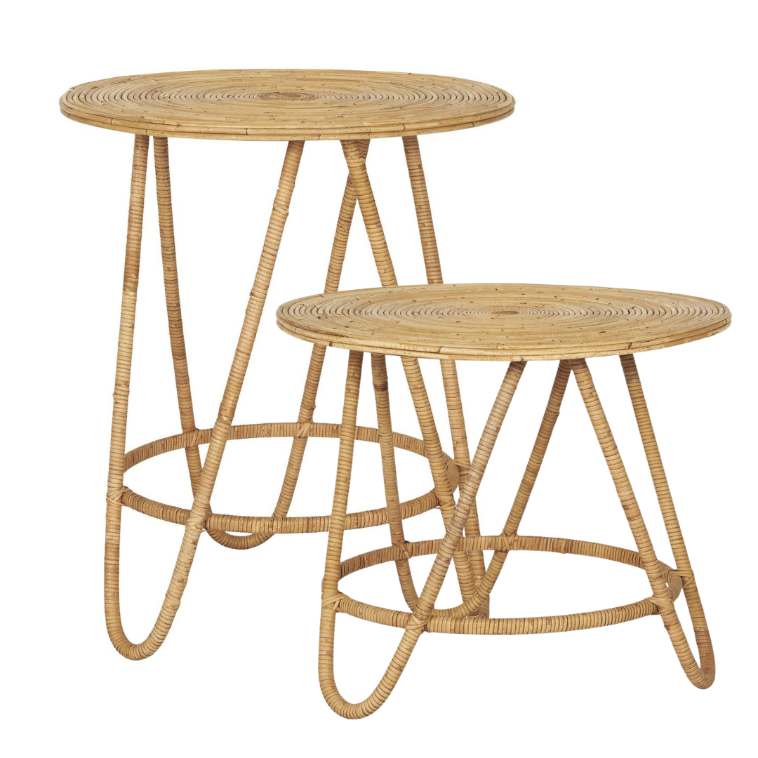 Bord rund Rattan – plint.dk