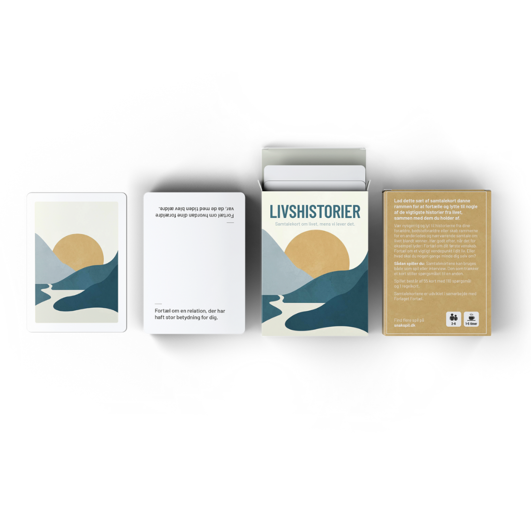 LIVSHISTORIER - Samtalekort om livet, mens vi lever det – plint.dk